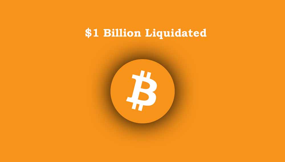 $1 Billion in Bitcoin Liquidations-BTC Master 6 Weeks High. $1 Billion in Bitcoin Liquidations-BTC Master 6 Weeks High.
